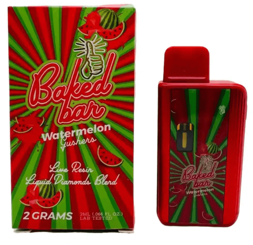 Baked Bar 2 Gram Disposable THC Vape Box