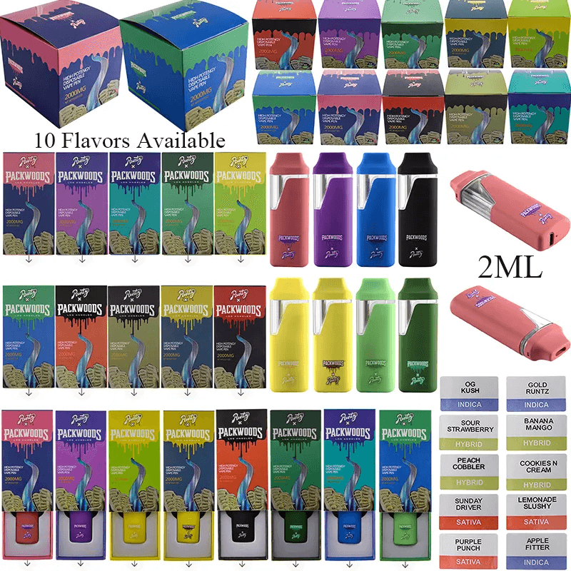 Packwoods x Runtz 2000mg Disposable Vape Pod Battery