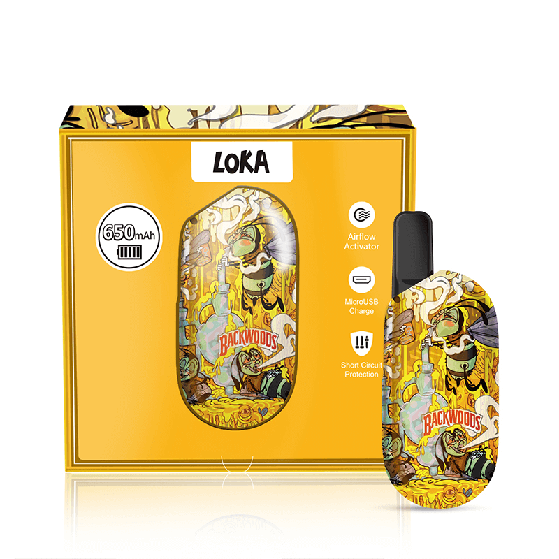 Loka CBD Oil Cartridge Box Mod 510 Thread 650Mah Vape Battery - Buy cbd ...