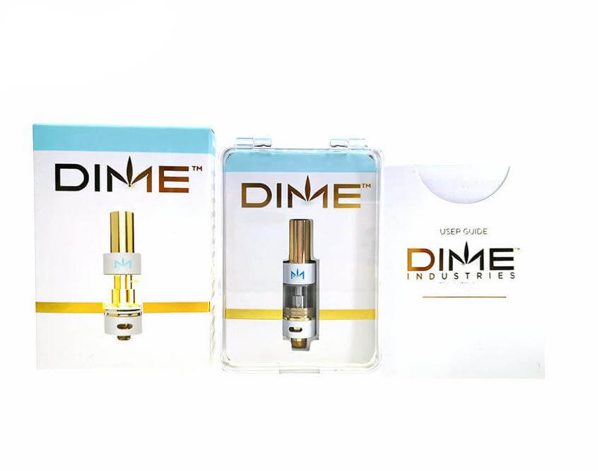 Dime THC Carts Pure Vape Cartridge CBD Oil Atomized